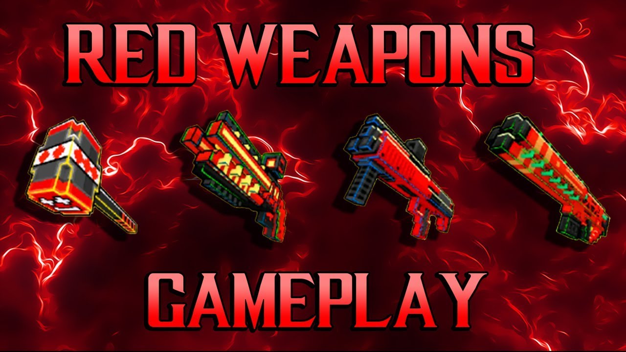 Block City Wars - Red Weapons Gameplay - YouTube