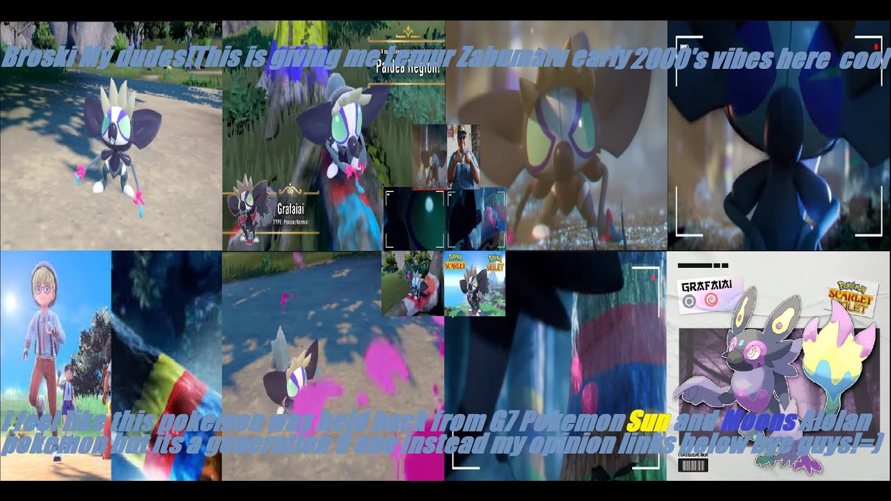 Pokémon Scarlet and Violet.Check out Grafaifai a very territorial ...