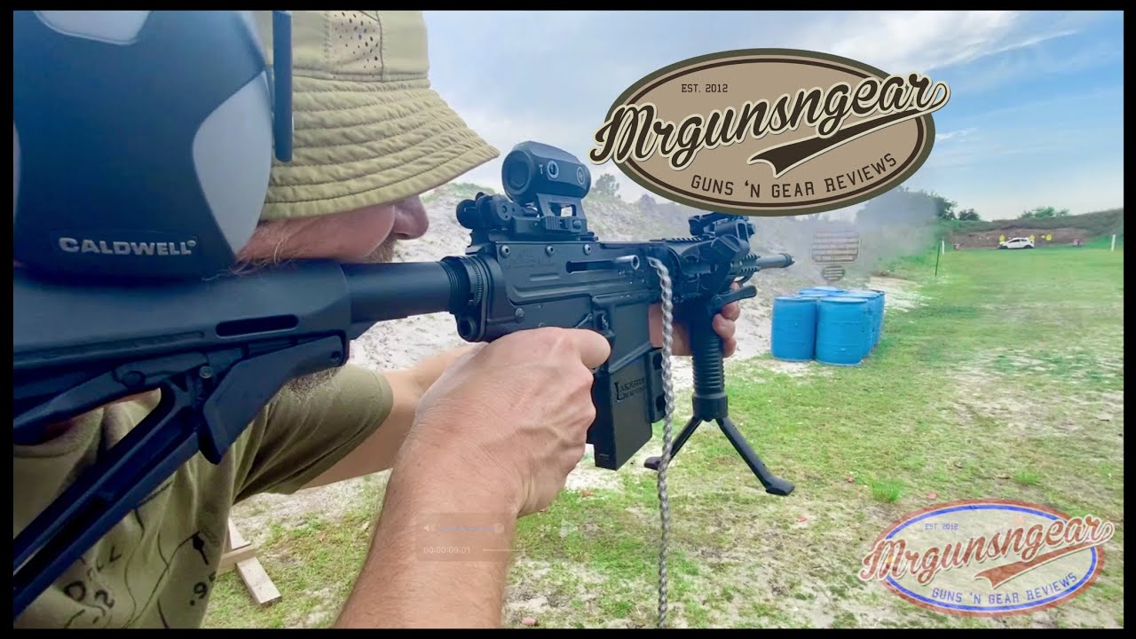 Full Auto Friday: Belt Fed 22LR Machine Gun! - YouTube
