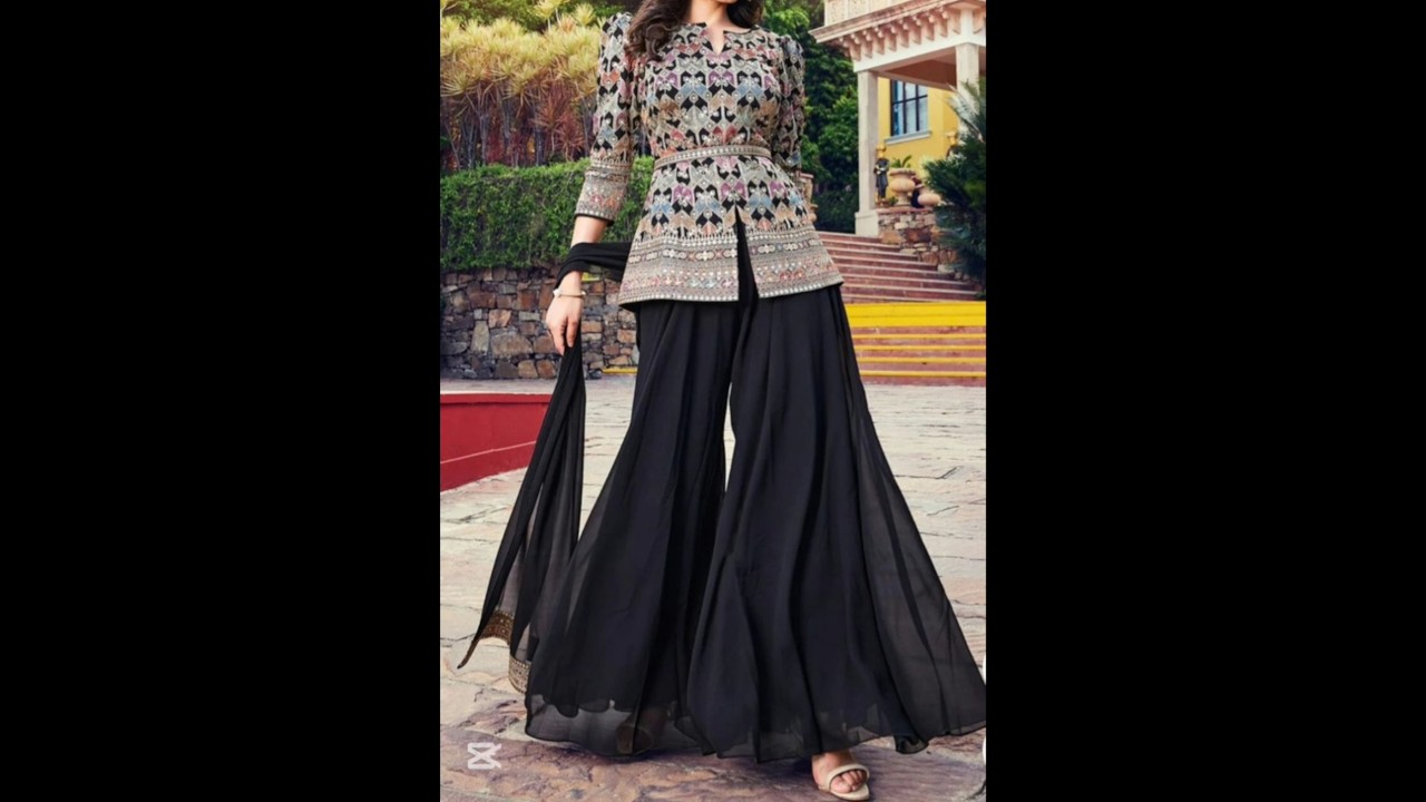 Plazo dress design for girls #foryou #fashion #weddingdress #dress # ...