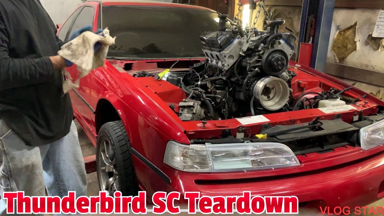 Pulling the T-Birds engine AGAIN - Thunderbird SC - YouTube