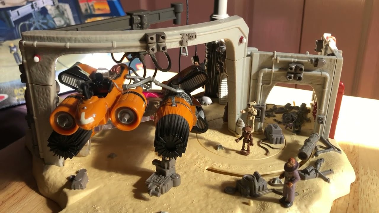 Unboxing and review of the Star Wars Episode One Pod Racer Hanger 1999🤩 ...