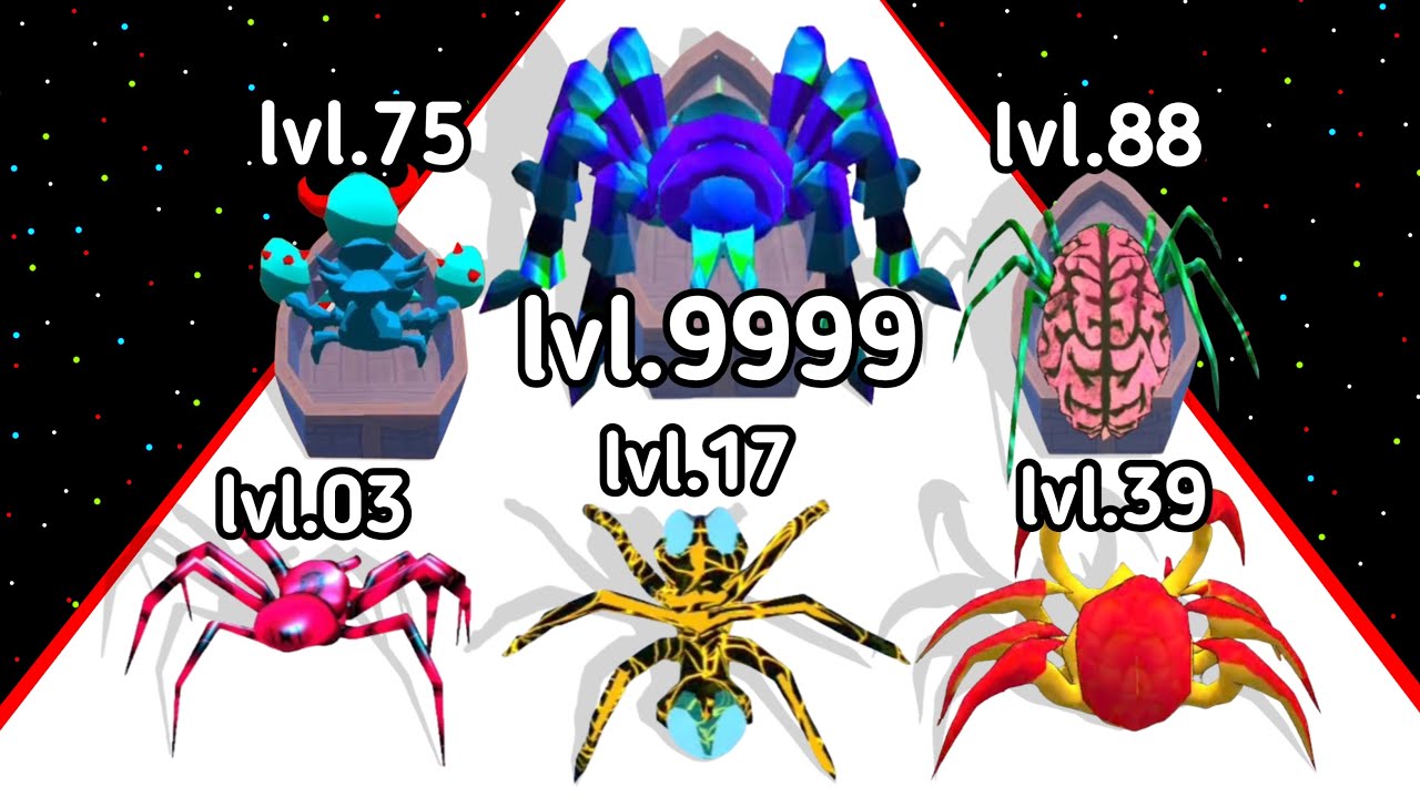 (2025) Spider Run 3D Level Up Spider All Level Gameplay New Update ...