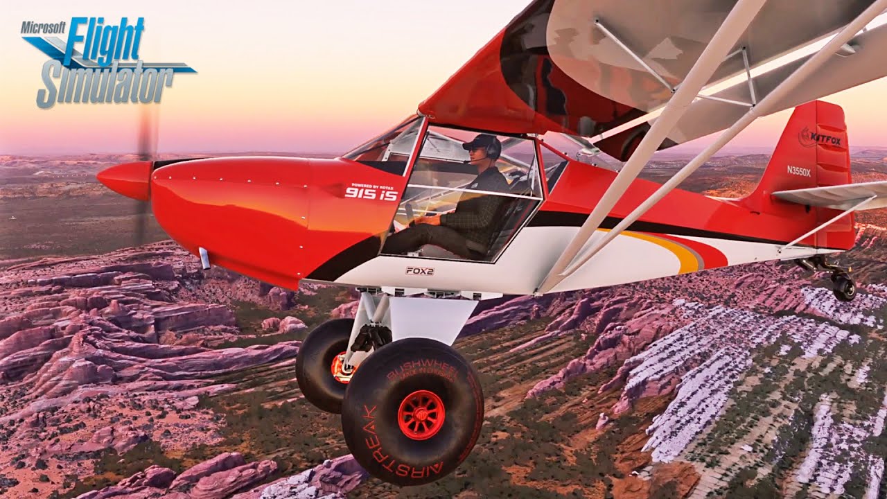 Microsoft Flight Simulator | My Kitfox Camping Trip | //42 Fox2 - YouTube