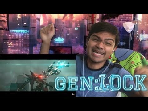 gen:LOCK Official trailer Reaction Rooster Teeth! Dr. Who trains Mech ...