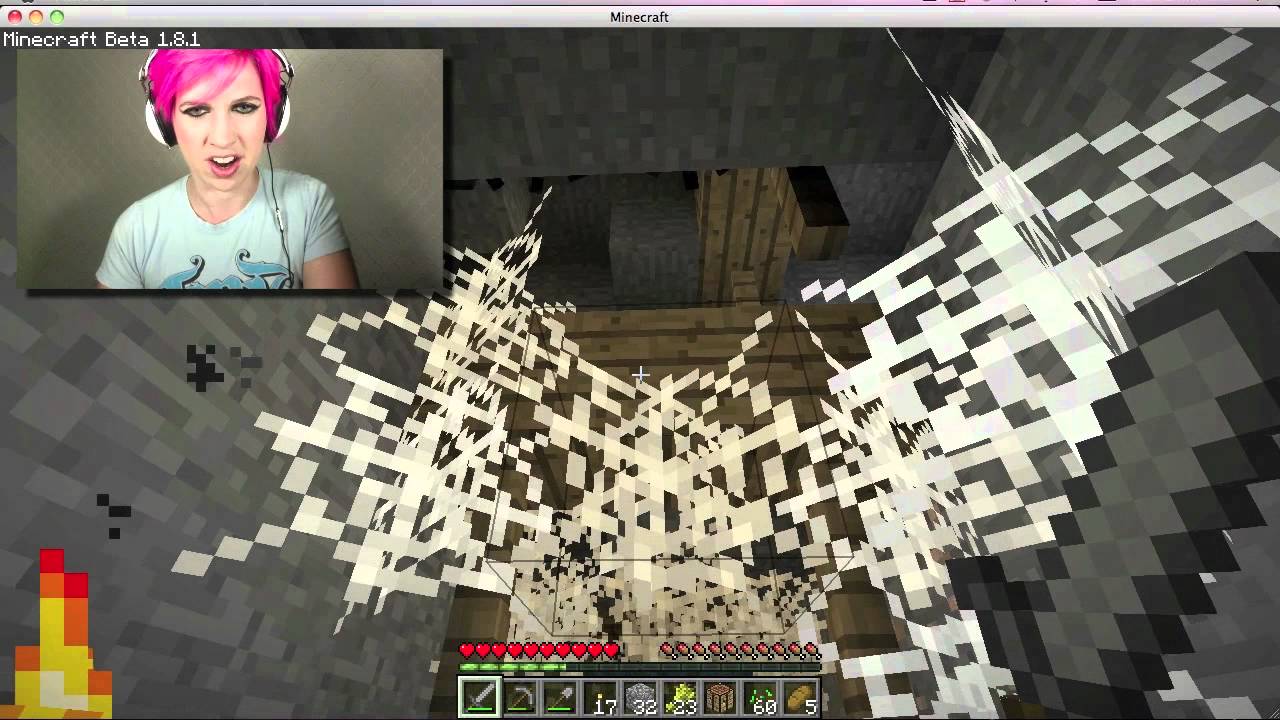 [MinecraftChick VS. Cave Spiders] - YouTube