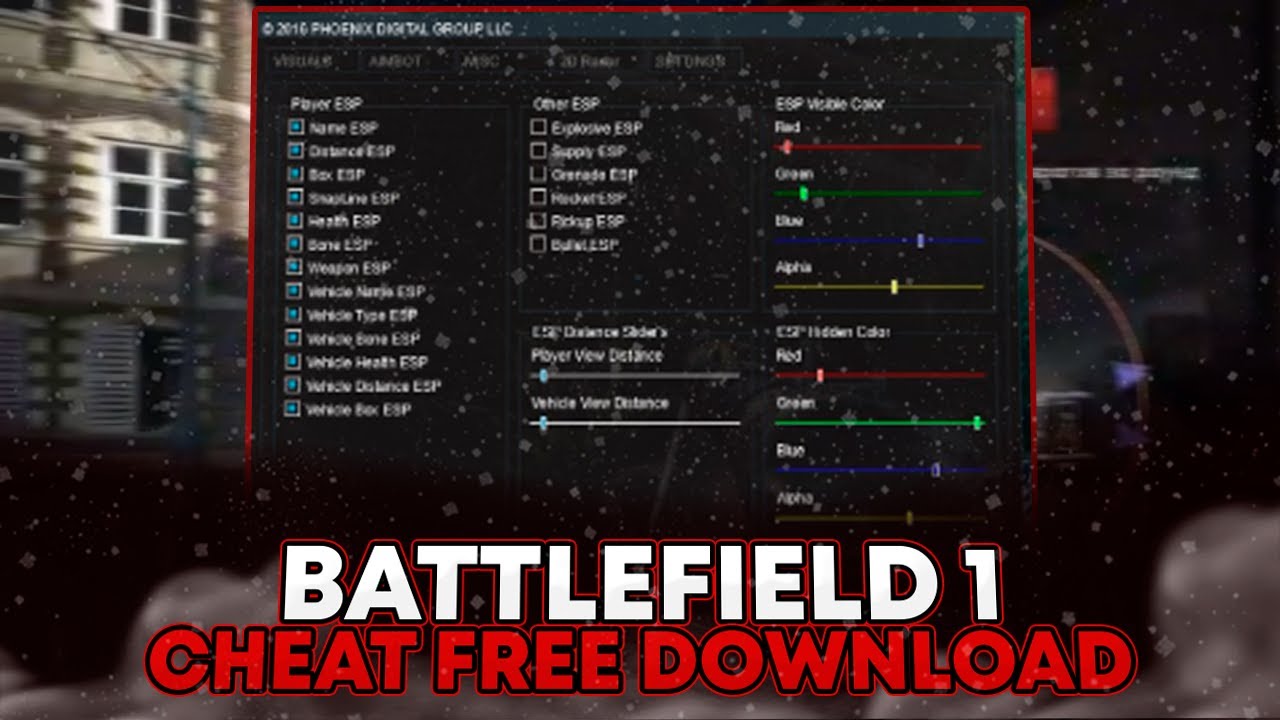 *Greated* Battlefield I - Cheat Menu | Best Hack Bf1 | Aimbot, Wallhack & Many | Free Download ...