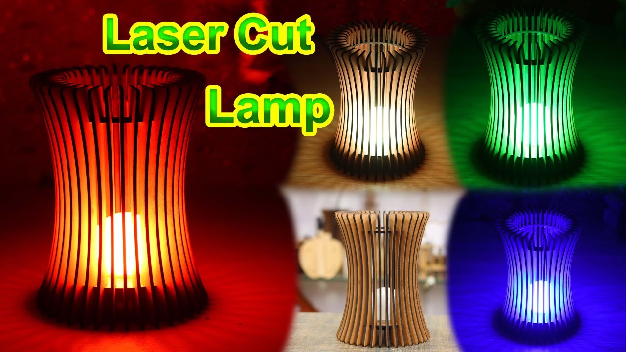 Laser Cut Table Lamp Design | Laser Cut Table Lamp Template | Round ...