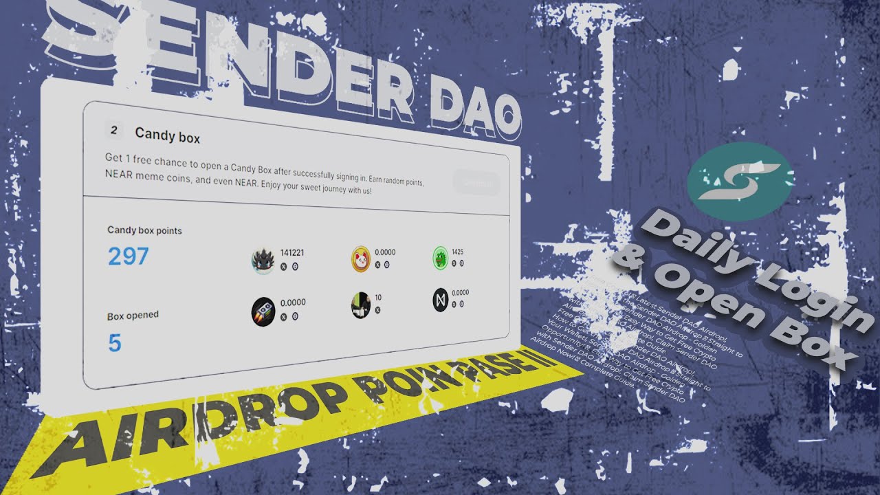 SENDER DAO AIRDROP POIN PHASE II - YouTube