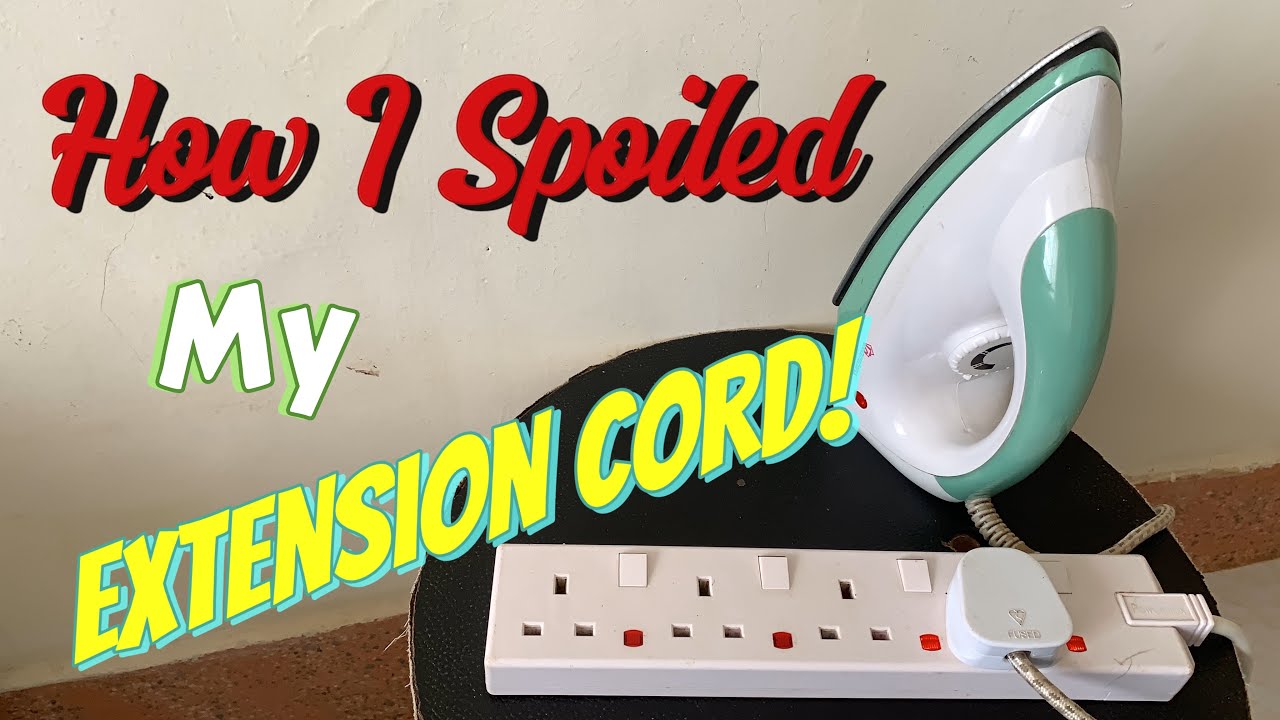 How Best to Use Electric Appliances | (On An Extension Cord) - YouTube