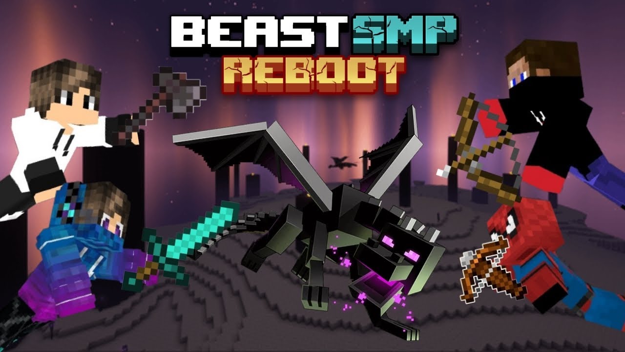 Defeating Ender Dragon And Getting Elytra In Beast SMP Part:-10 In ...