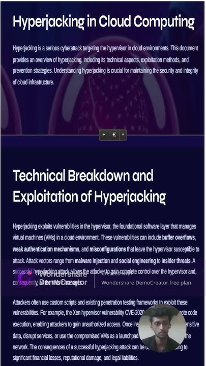 HYPERJACKING IN CLOUD COMPUTING ? | EXPLAINATION OF HYPERJACKING - YouTube