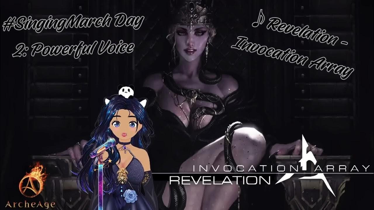 #singingmarch Challenge Day 2: Revelation - Invocation Array (Cover) - YouTube