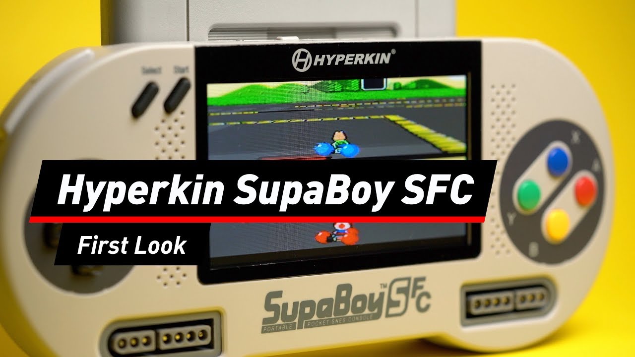 Ganz schön retro: Hyperkin SupaBoy SFC im Check! - YouTube