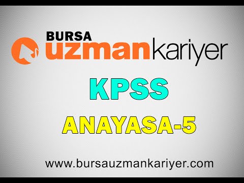 KPSS - ANAYASA - 5