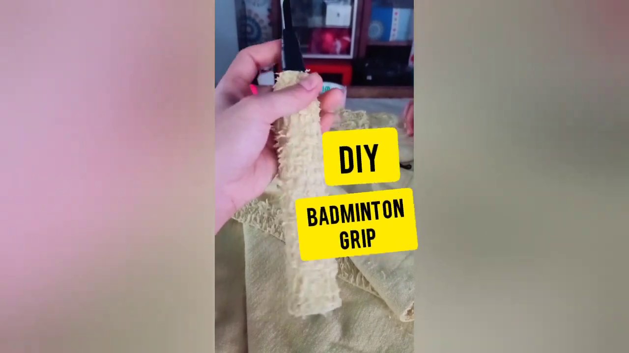 Easy DIY badminton Grip (No budget) - YouTube