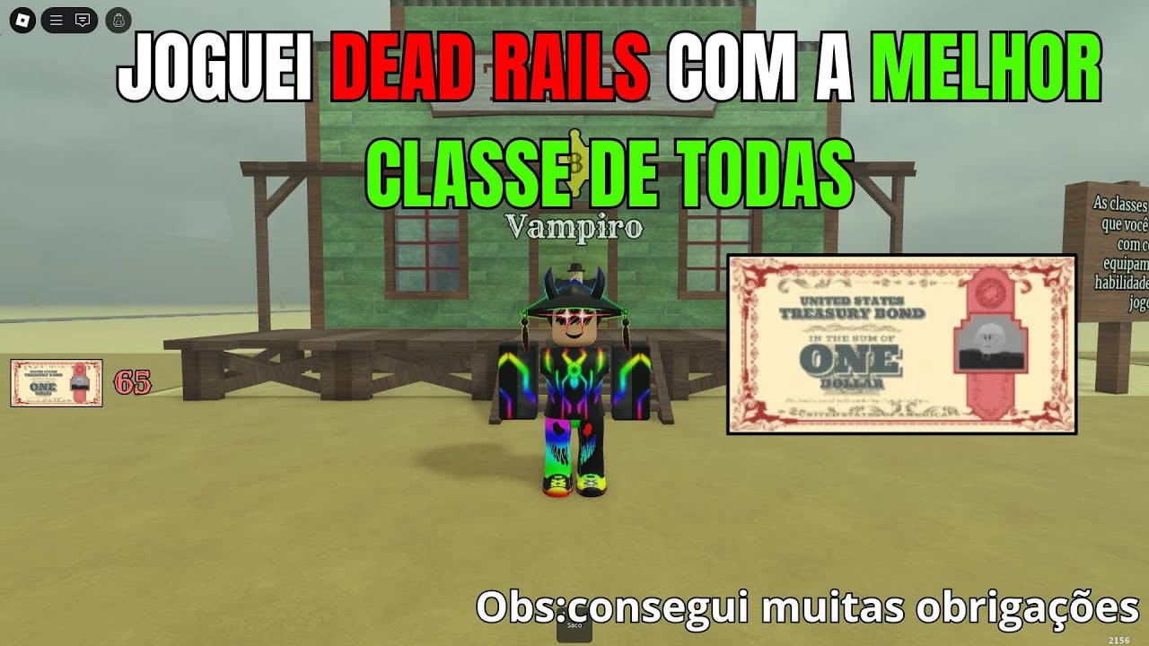 JOGUEI DEAD RAILS COM A MELHOR CLASSE - Dead Rails - YouTube