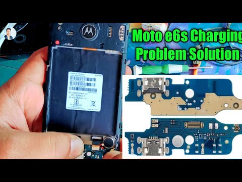 Moto e6s Charging problem Solution | Motorala (XT2025-2) Charging Print Damage Probem Solution ...