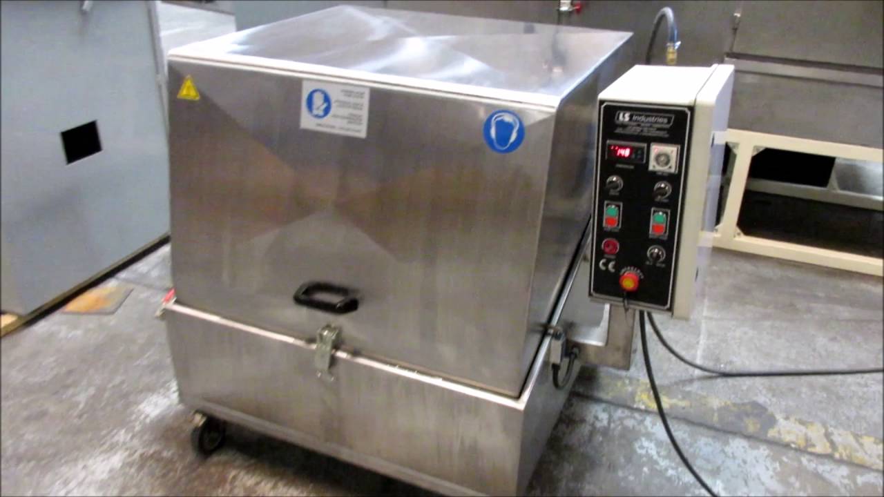 LSW 2813 Stainless Steel Parts Washer 0816 - YouTube