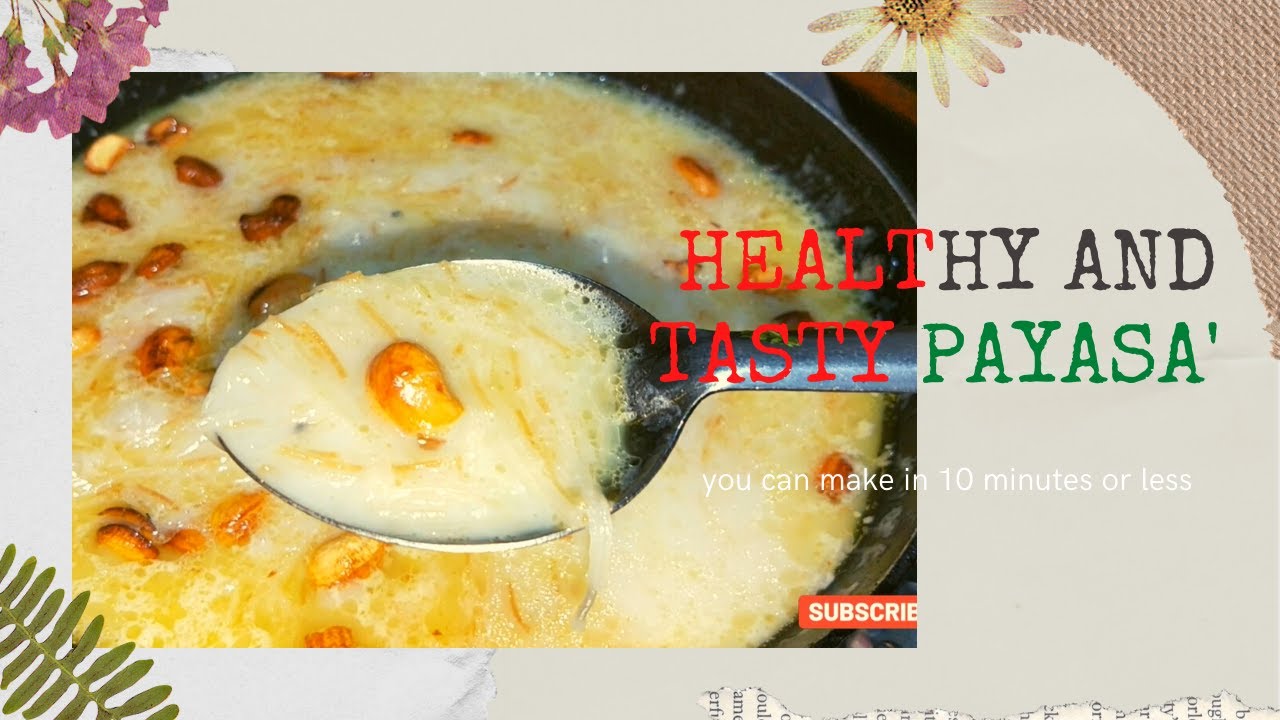 Payasam recipe | Shavige Payasa | Vermicelli Kheer - YouTube