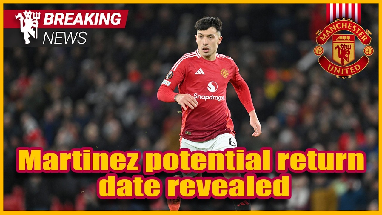 Martinez potential return date revealed - YouTube