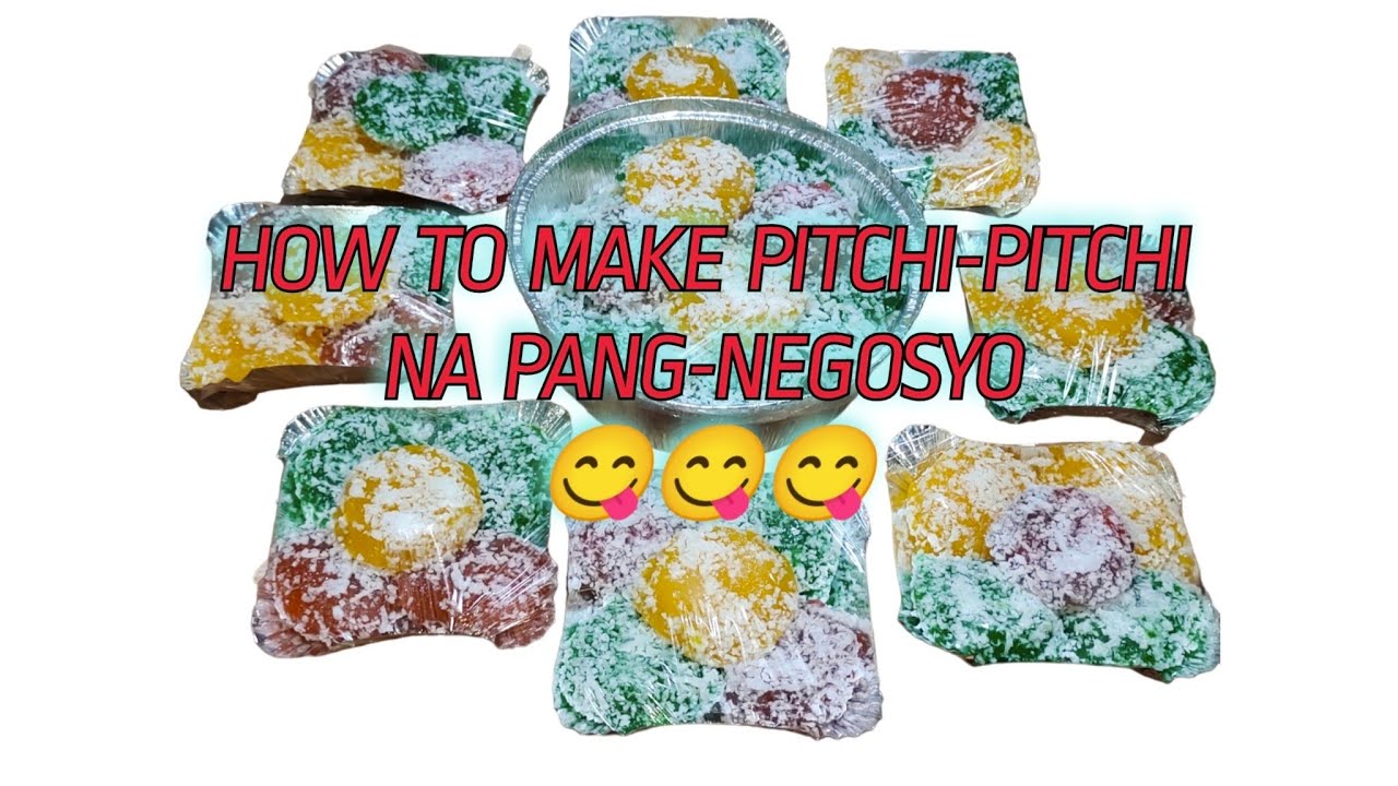 Paano Magluto ng PITCHI-PITCHI na Pang-Negosyo..... - YouTube