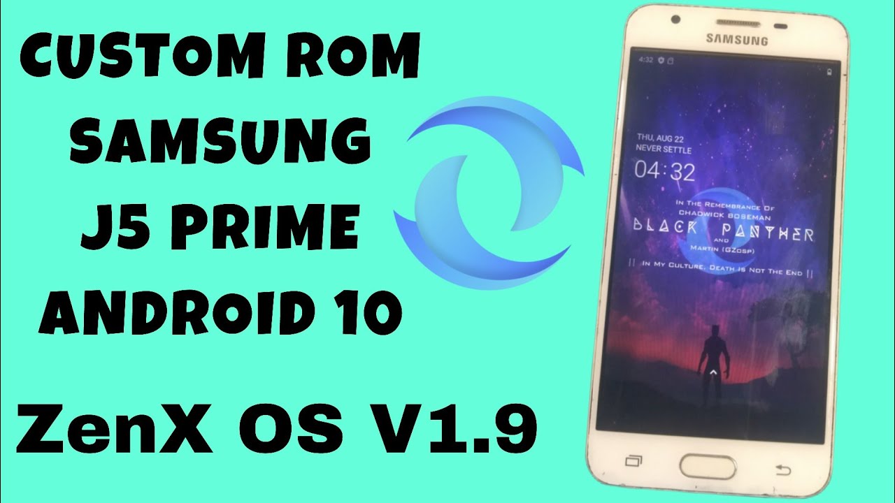 Custom rom samsung j5 prime android 10 - YouTube