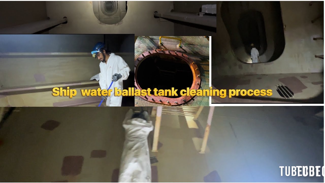 Ship Water Ballast Tank Cleaning Process | darai dukha Cha - YouTube