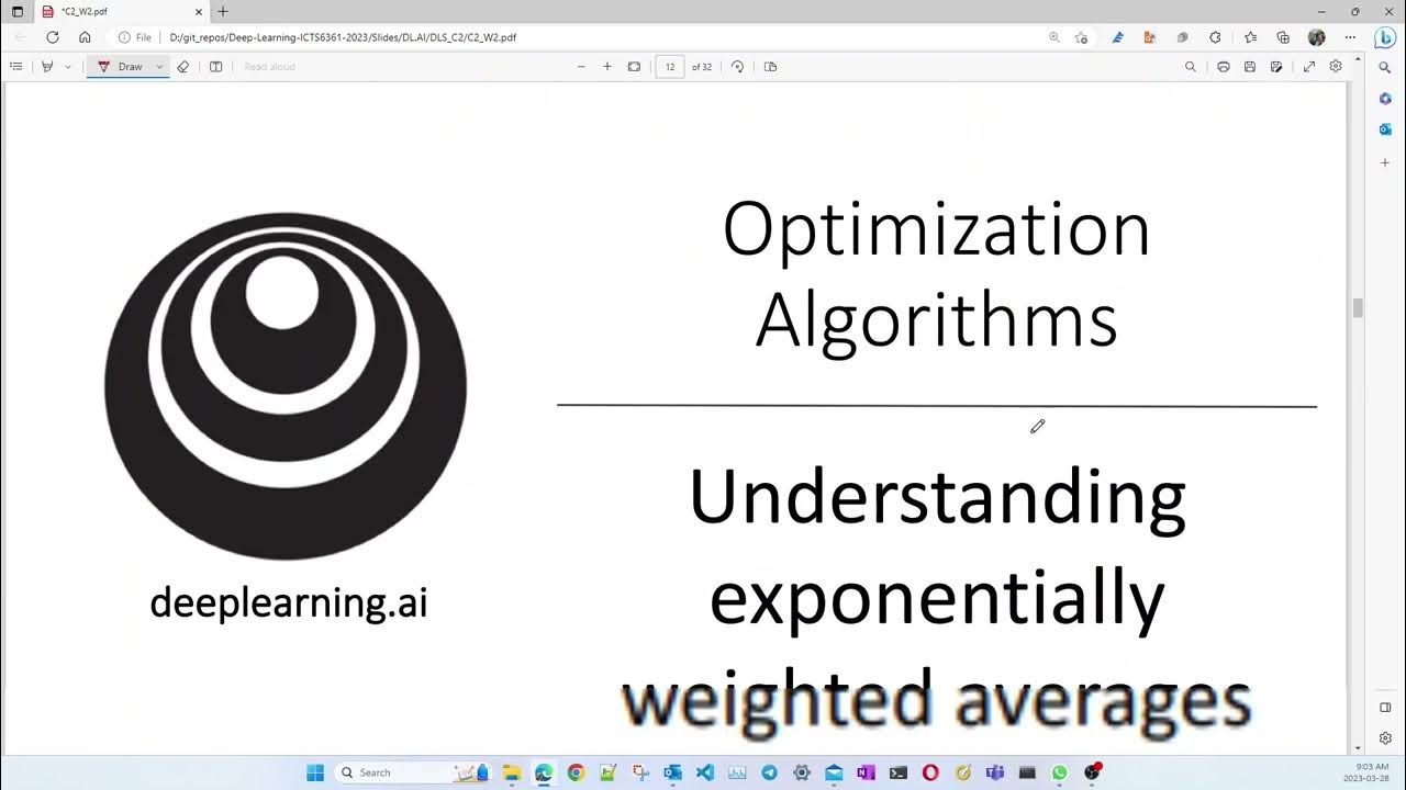 Deep Learning - Gradient Descent with Momentum - YouTube