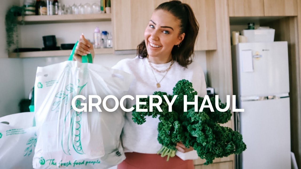 HEALTHY GROCERY HAUL | Easy meal ideas on a budget - YouTube