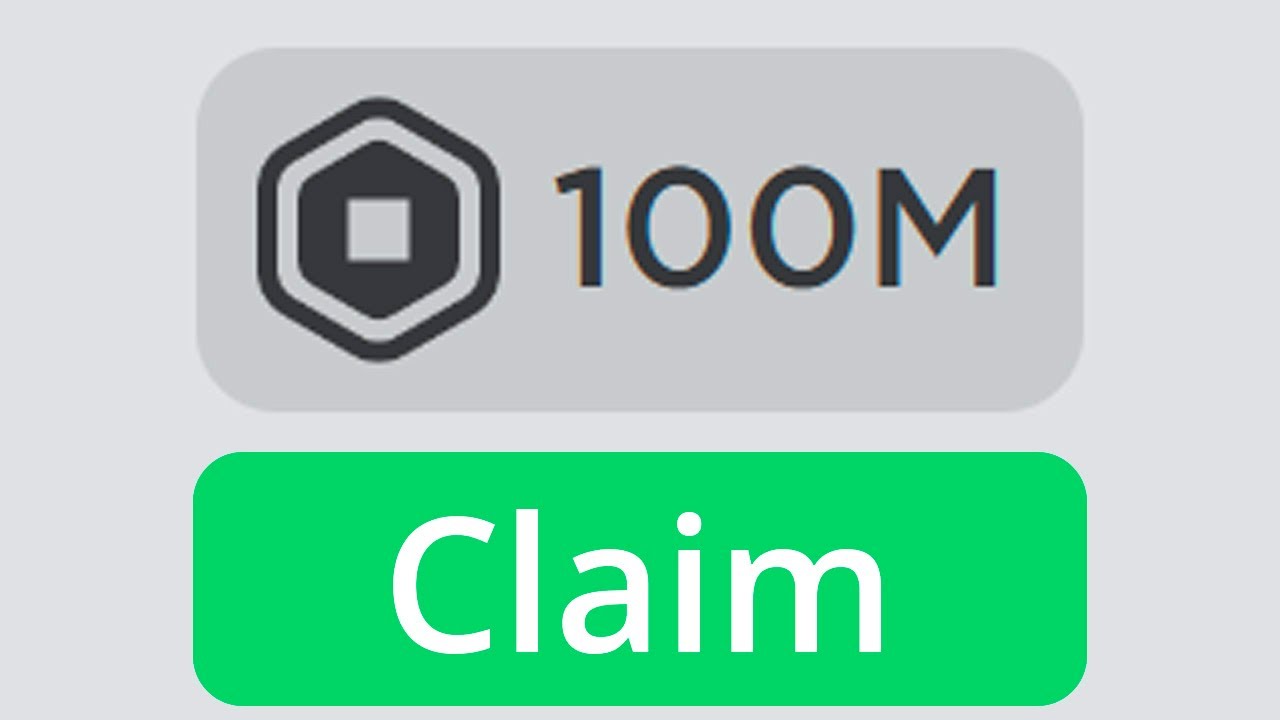 ez 100M robux - YouTube