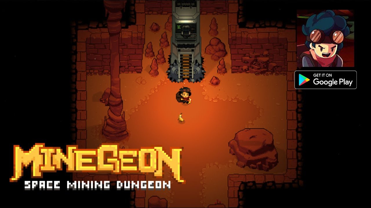 MineGeon: Space Mining Dungeon - Gameplay Android - YouTube