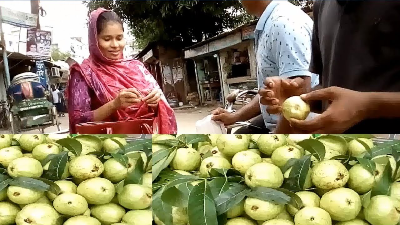 Bangladeshi Street Fruits Dhaka, Special Tasty Guava (pyara) & Masala ...
