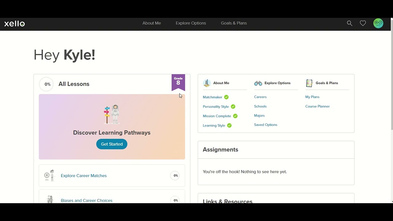 8th grade Xello Introduction - YouTube