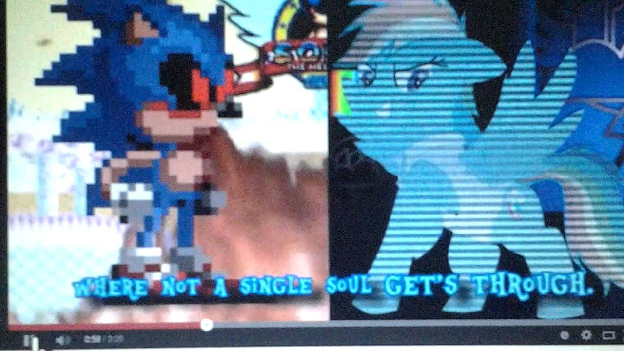 ERB Mashups 8 Sonic.exe Vs Slenderman - YouTube