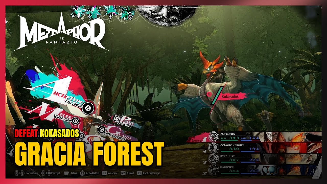Gracia Forest Kokasados Metaphor Refantazio - YouTube