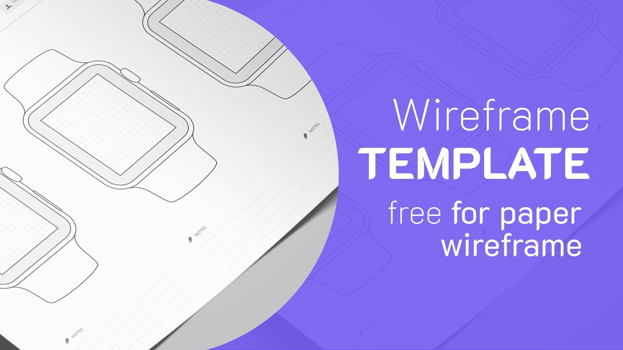Wireframe template and more resources - YouTube