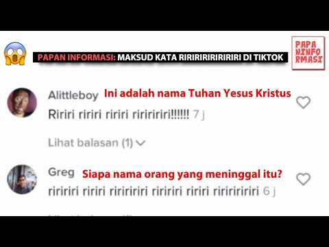 Apa Maksud Kata Ririri di TikTok: Penjelasan Bahasa Suku Maori - Ririri ...