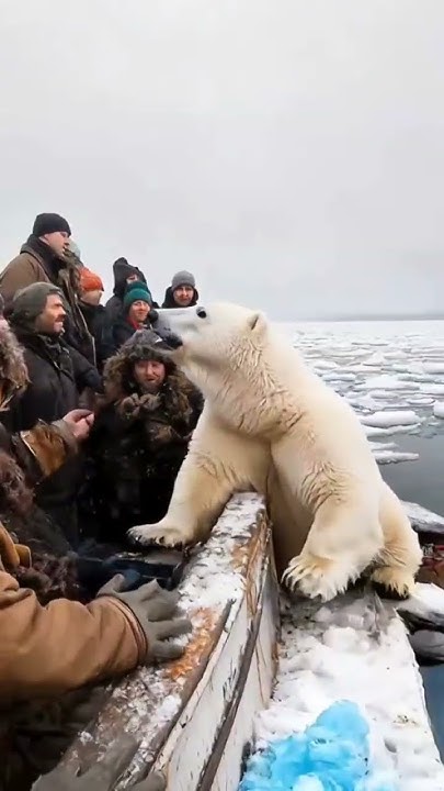 A heartwarming rescue for polar bears! #animals - YouTube