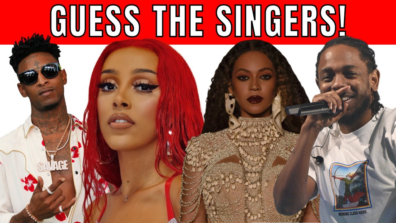 Guess The Singer in 6 Seconds... 40 Famous Singers... How many singers ...