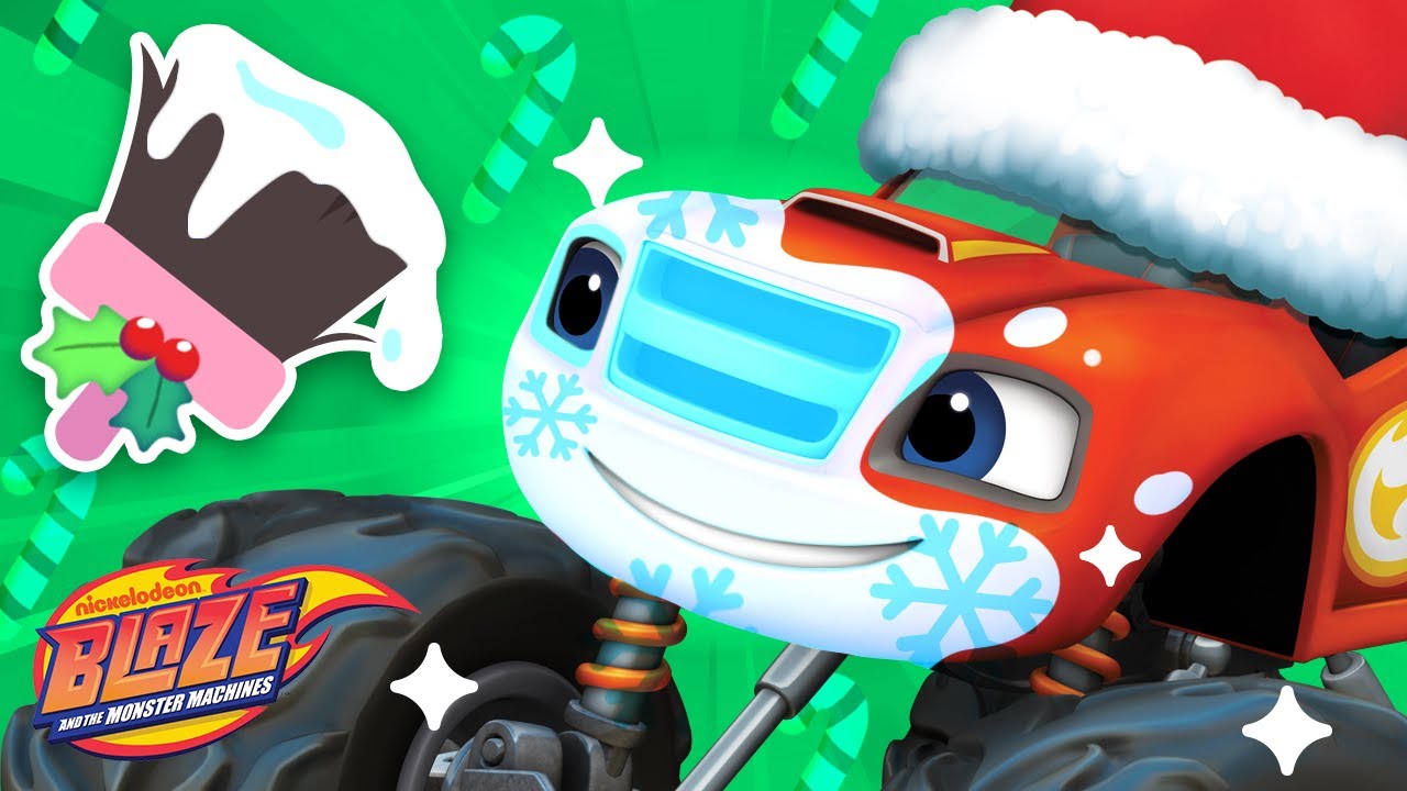 Makeover Machines #8 🎅🎄 Holiday Edition! | Games for Kids | Blaze and ...
