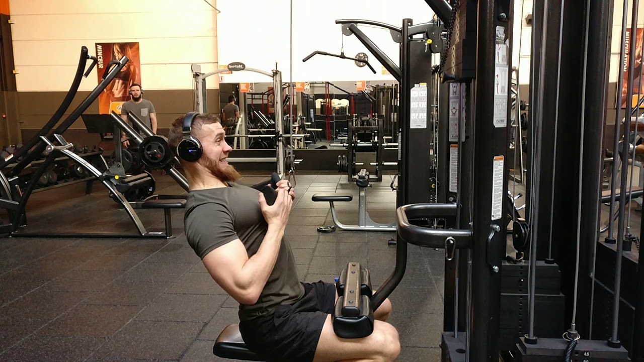 Biceps Lat Pulldown (With Supinate Mag Bar) - 4x12@11p 4/4 - YouTube