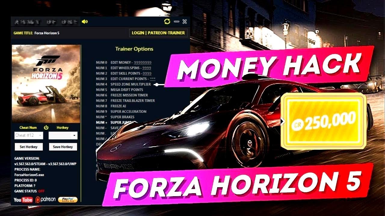 Mod Menu Forza Horizon 5 | Version 2025| FH5 Free Cheat | Forza 5 Money ...