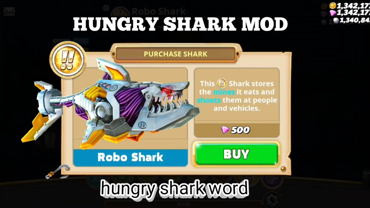 hungry shark -mod - YouTube