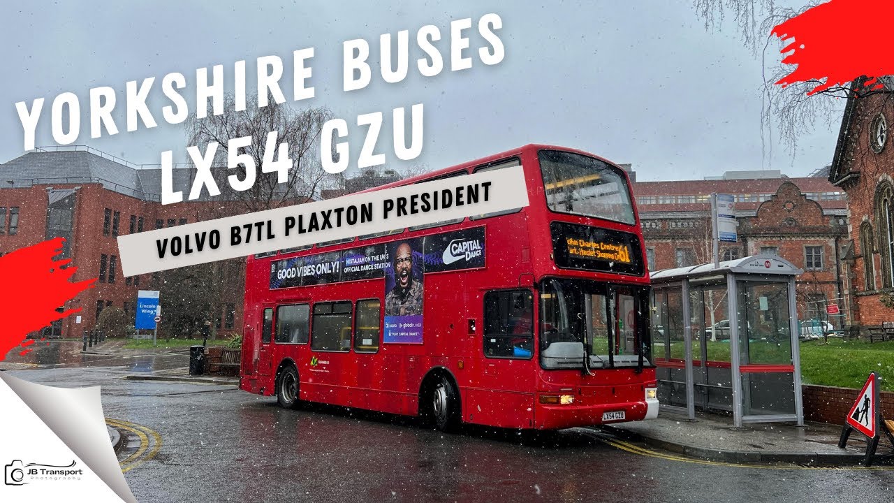 Yorkshire Buses LDP2 LX54 GZU "on loan from DM Motor Services" - YouTube