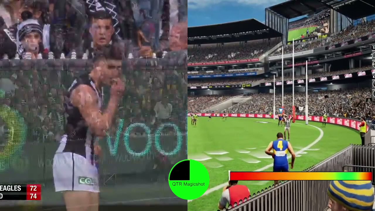 Dom Sheed's Goal 2018 Grand Final - Side by Side Recreation - YouTube