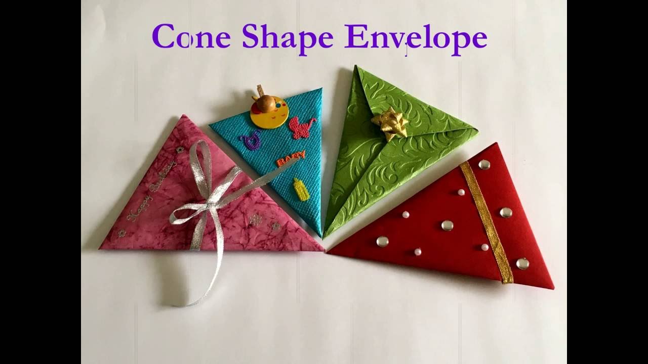 Cone shape Envelope || Envelope Series || - YouTube