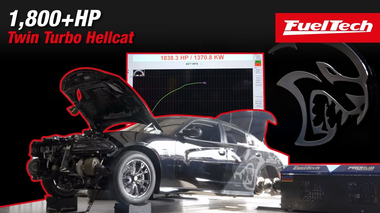 1800+ HP Twin Turbo Hellcat | Colby Davis - YouTube