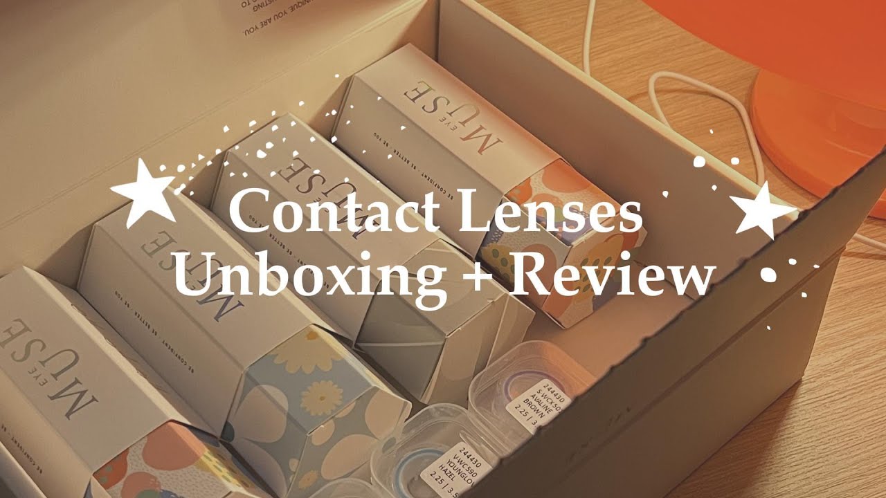 Contact Lenses Unboxing and Review (No Talking) - YouTube
