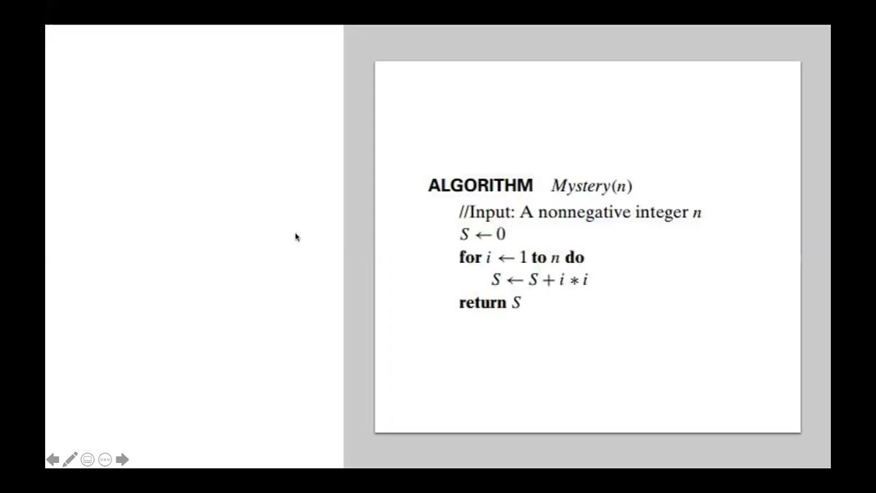 Mathematical Analysis Of Recursive Algorithm Youtube